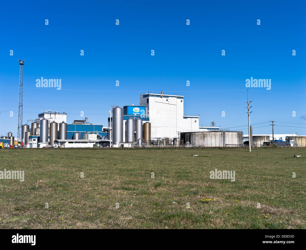 dh Hawera TARANAKI NEW ZEALAND Fonterra Whareora dairy factory ...