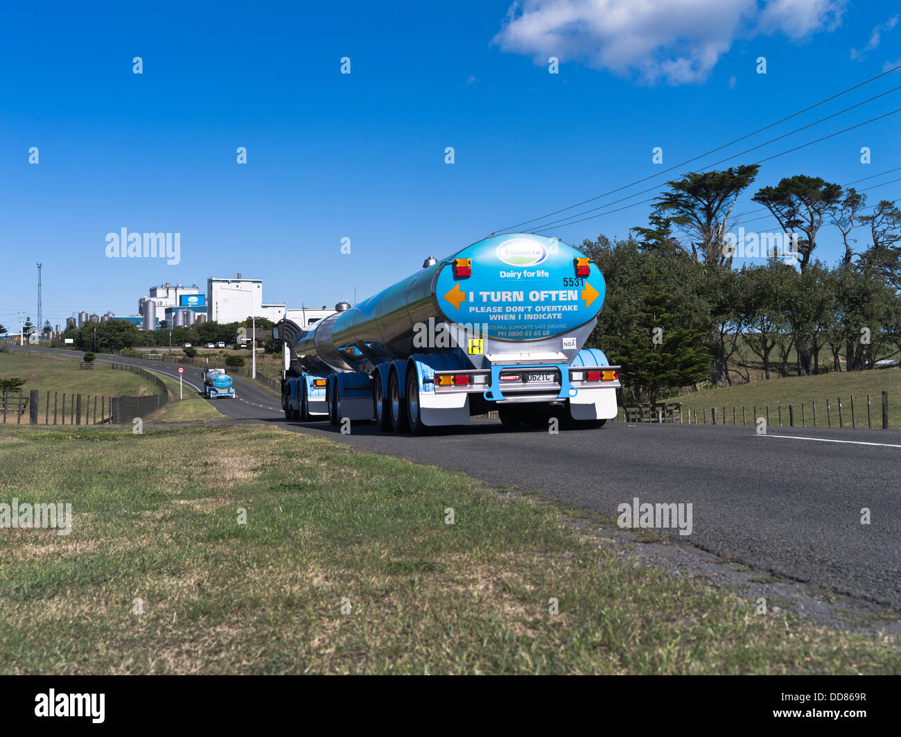 dh Hawera TARANAKI NEW ZEALAND Fonterra Whareora dairy factory ...