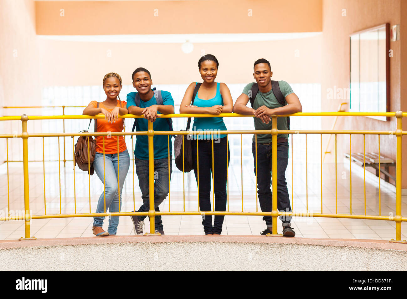 African students campus hi-res stock photography and images - Alamy