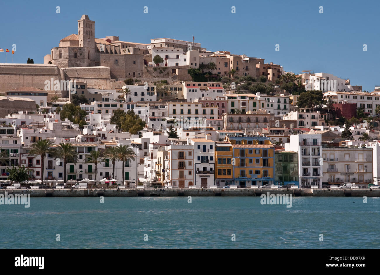 Ibiza Town Balearic Islands Stock Photo - Alamy