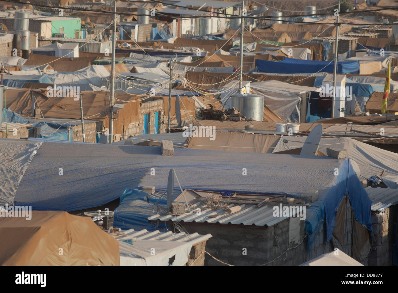 Domiz refugees camp, Duhok province, Northern Iraq. 28th Aug, 2013 ...