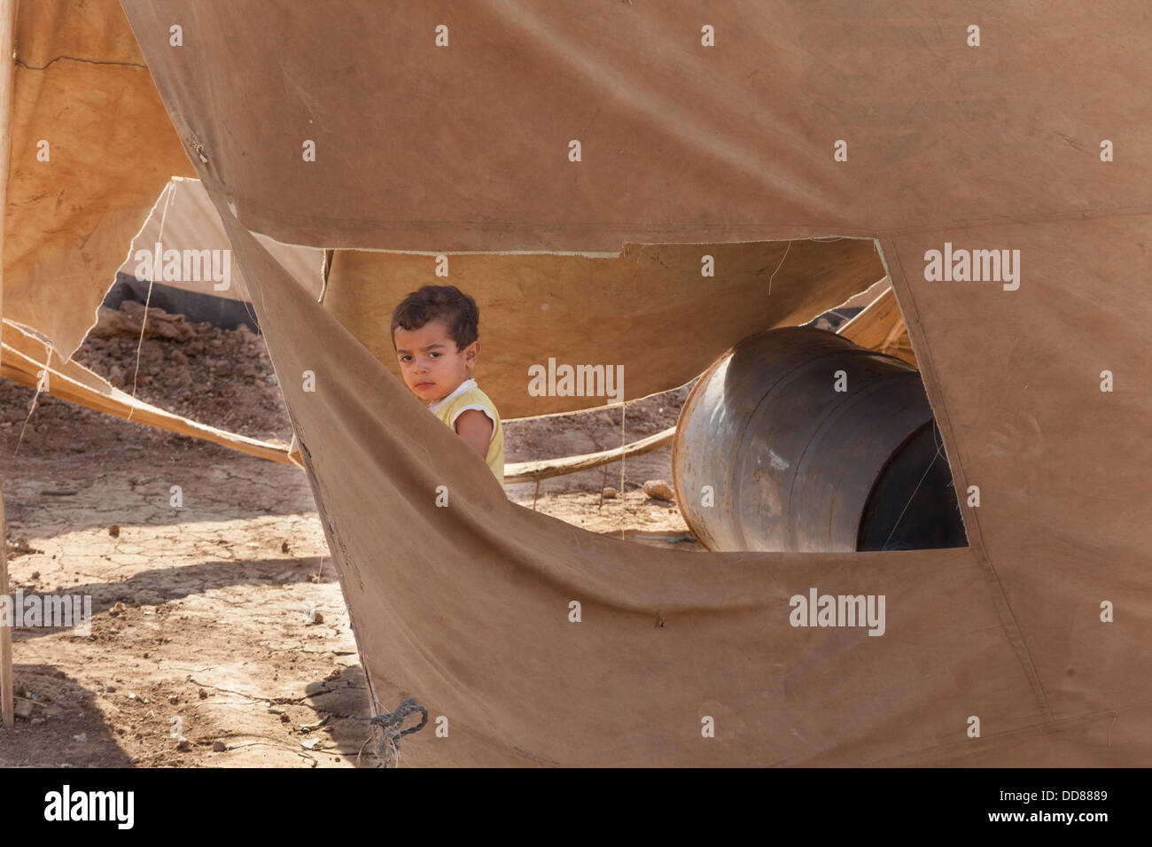 Domiz refugees camp, Duhok province, Northern Iraq. 28th Aug, 2013 ...