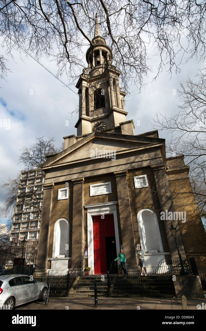 St Paul's Church, Shadwell, London, England, UK Stock Photo - Alamy