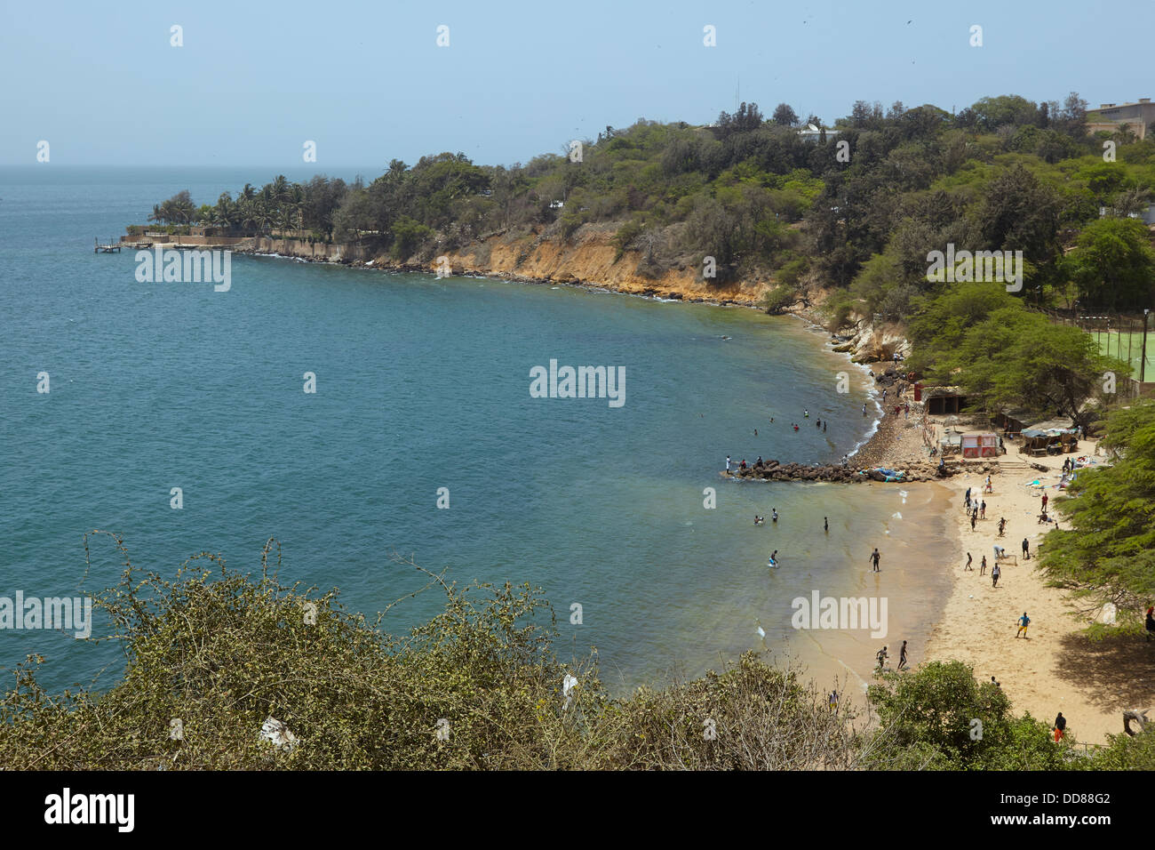 Plage de L'Anse Bernard, Dakar, Senegal, Africa Stock Photo - Alamy