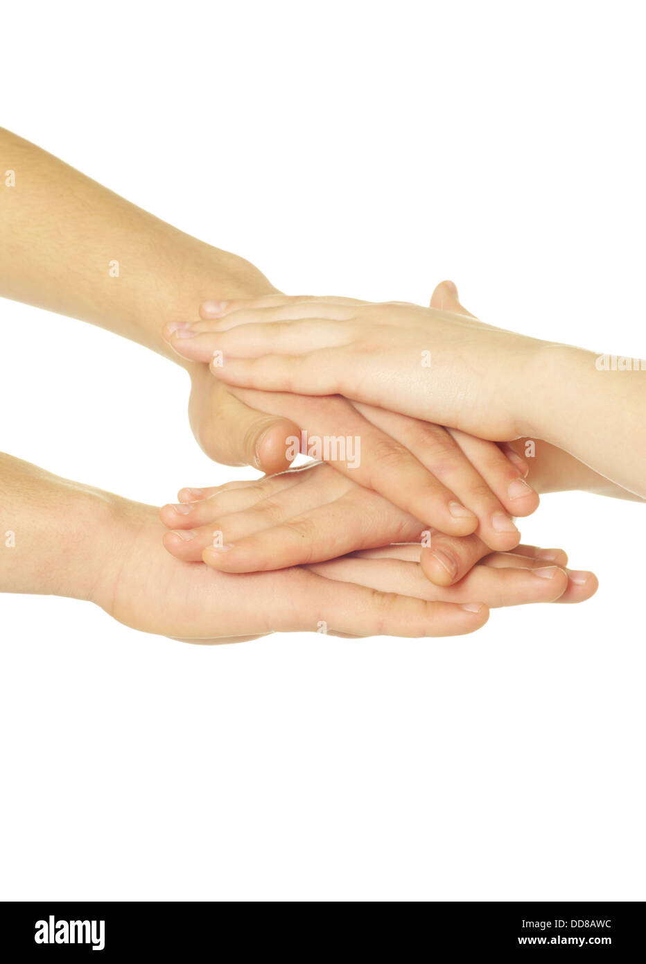 pile of hands Stock Photo - Alamy