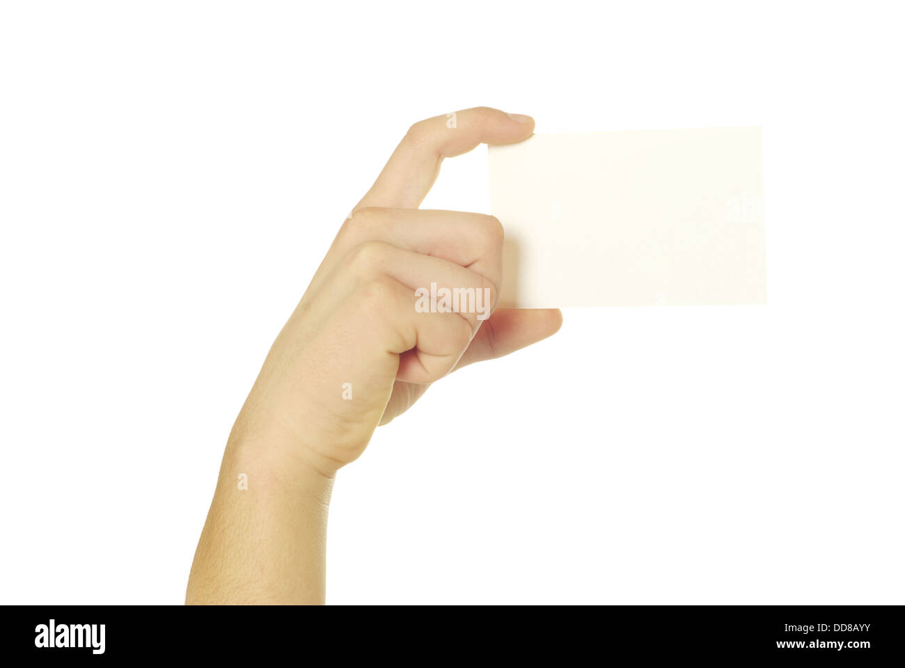 Close up blank greeting Cut Out Stock Images & Pictures - Alamy