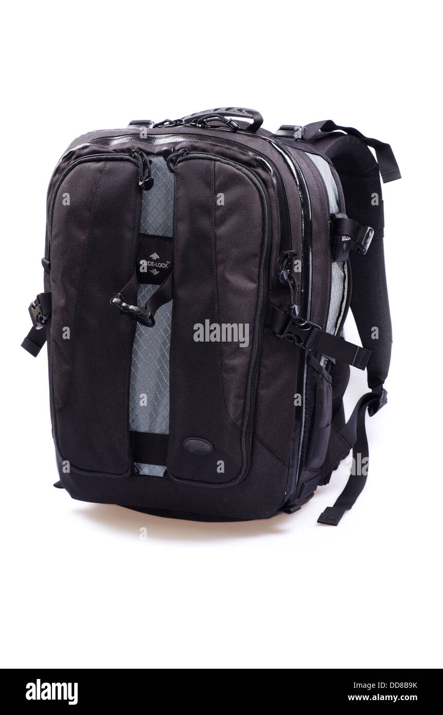 Dark backpack Cut Out Stock Images & Pictures - Alamy