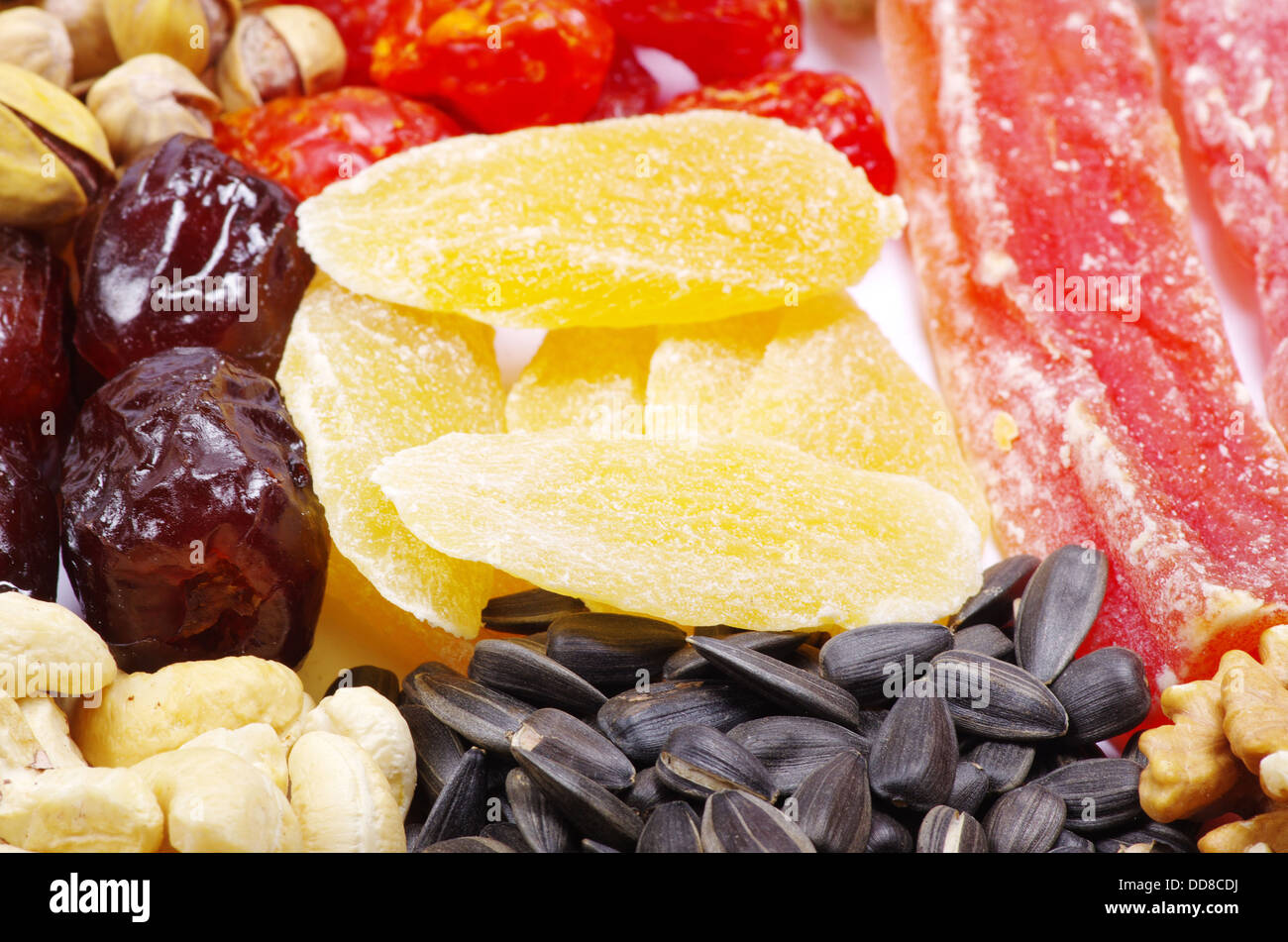 assorted dried fruits Stock Photo - Alamy
