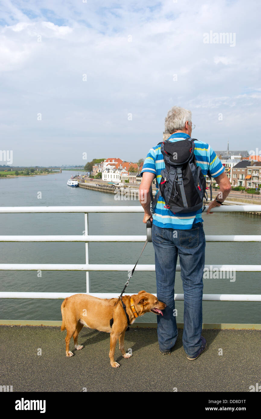 Looking over de river Stock Photo - Alamy