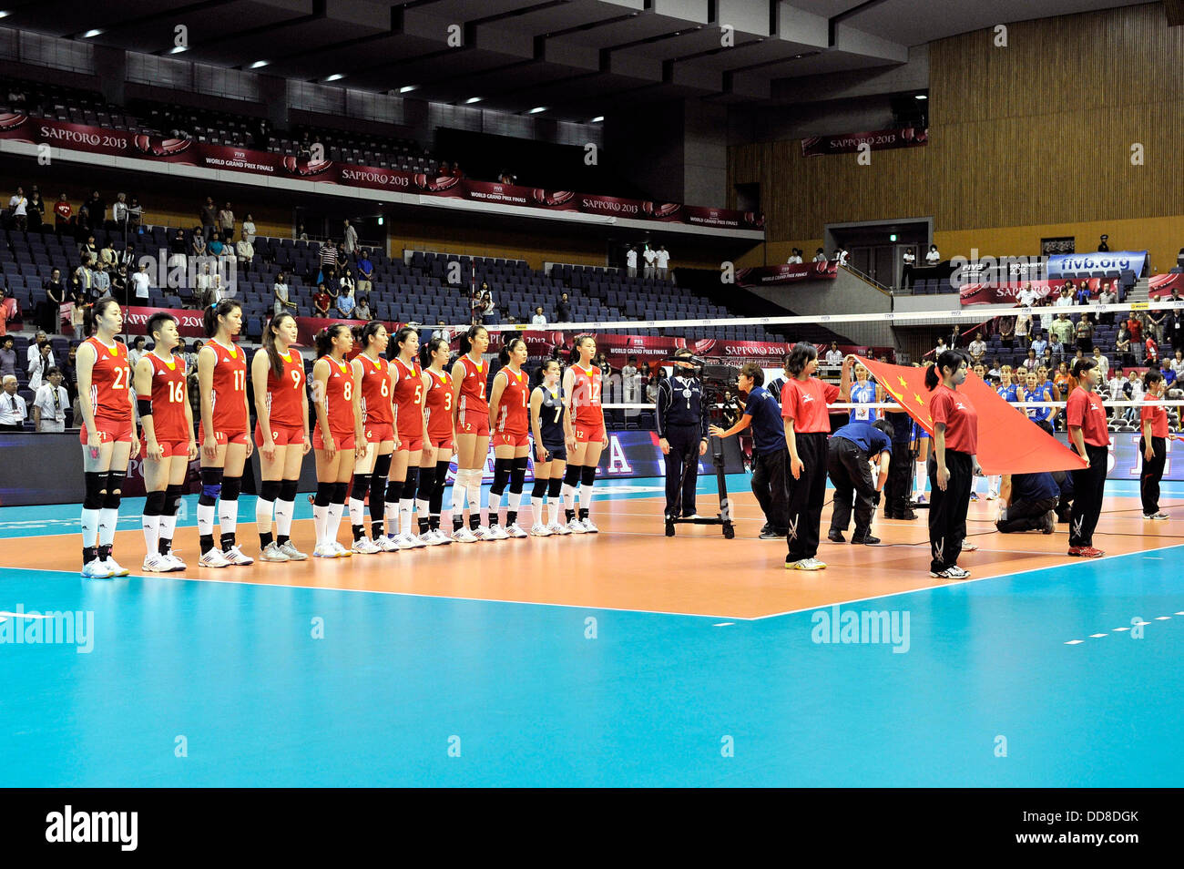 Sapporo, Hokkaido, Japan. 28th Aug, 2013. China team group line-up (CHN ...
