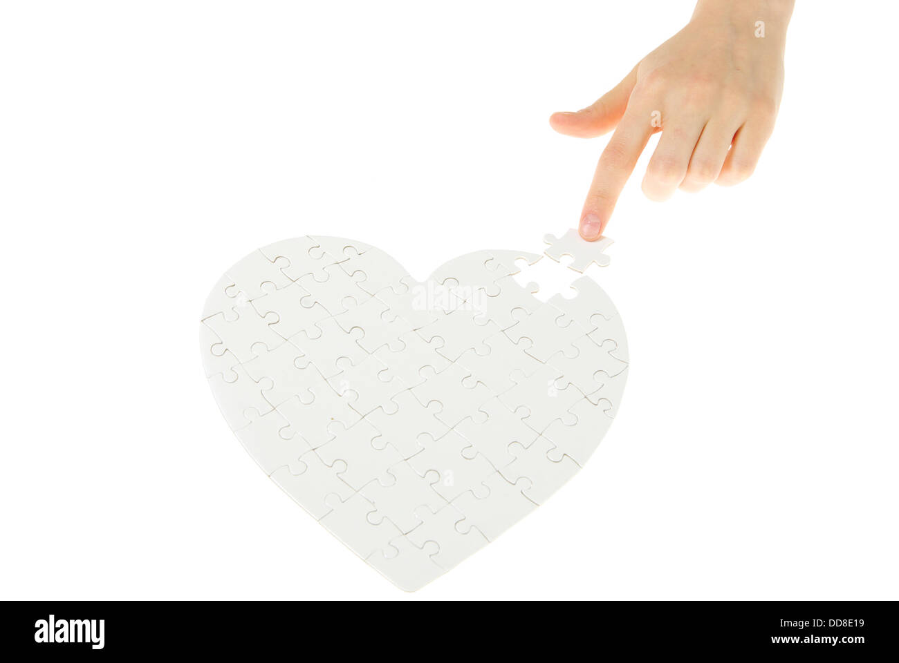 Heart hands Cut Out Stock Images & Pictures - Alamy