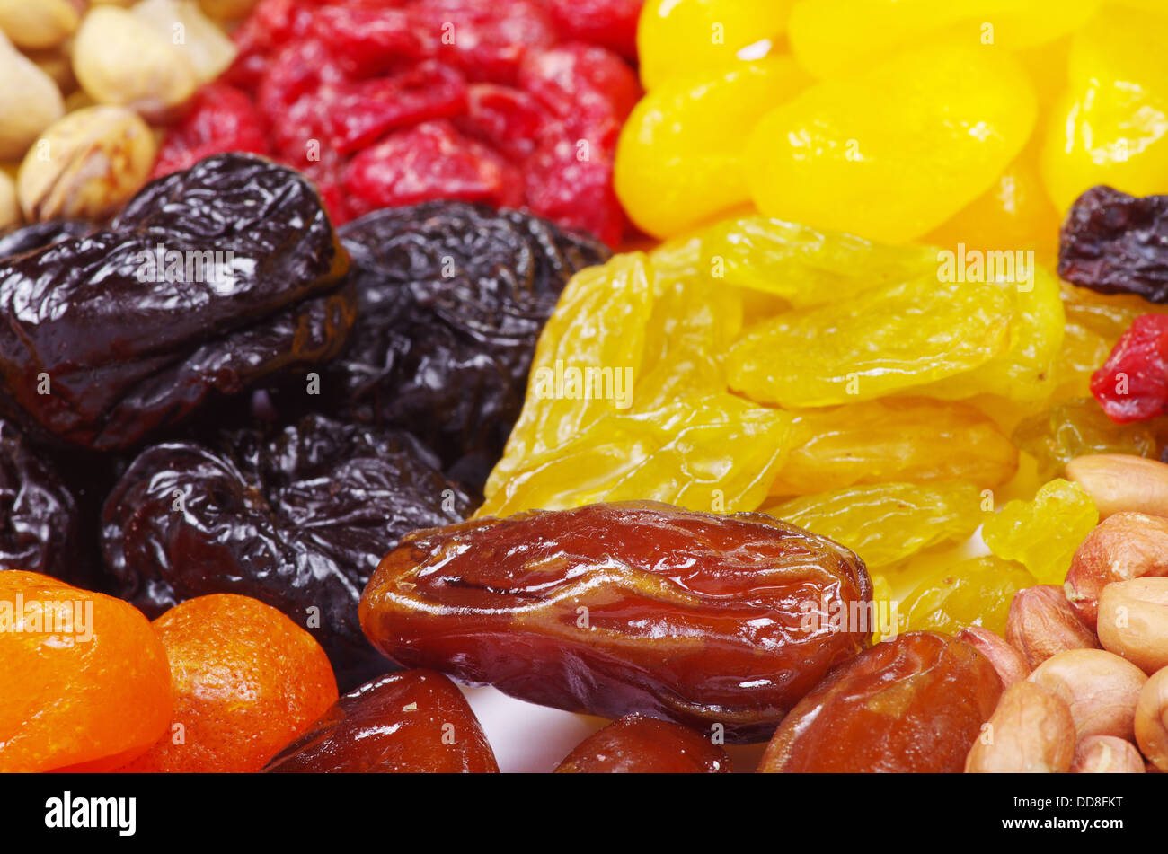 assorted dried fruits Stock Photo - Alamy