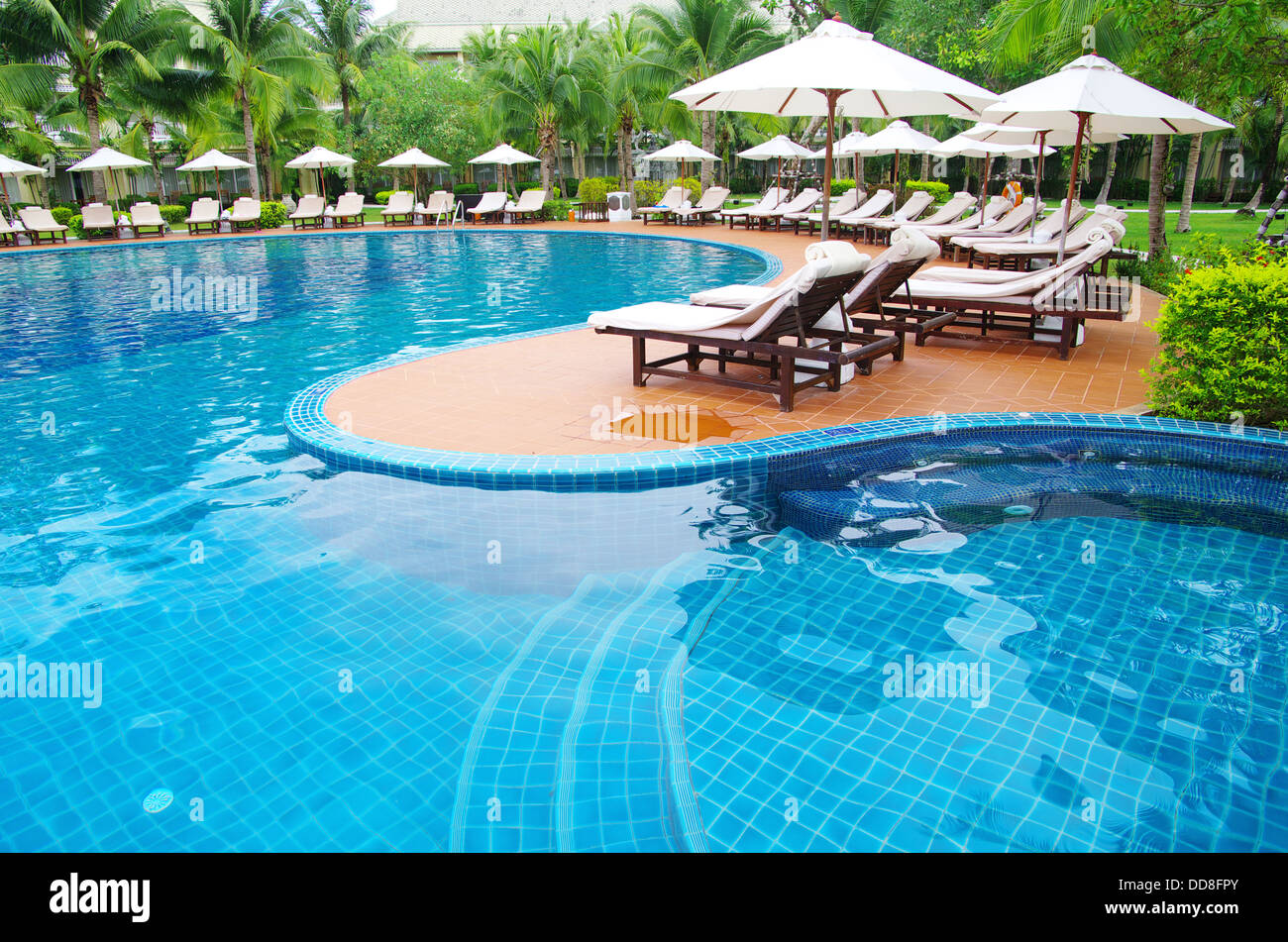 tropical swimming pool Stock Photo - Alamy