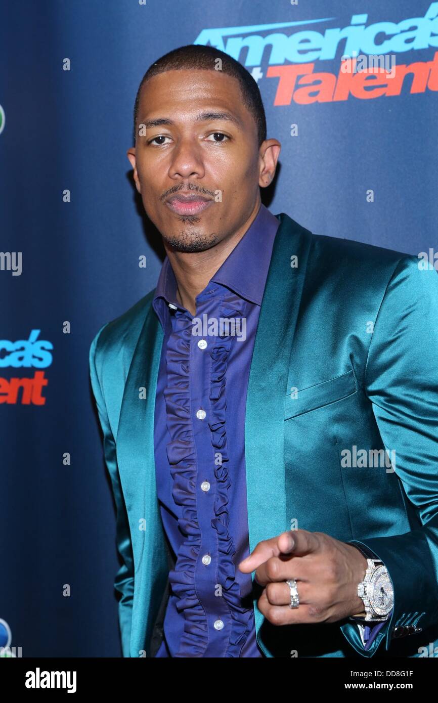 New York, NY. 28th Aug, 2013. Nick Cannon at arrivals for AMERICA'S GOT ...