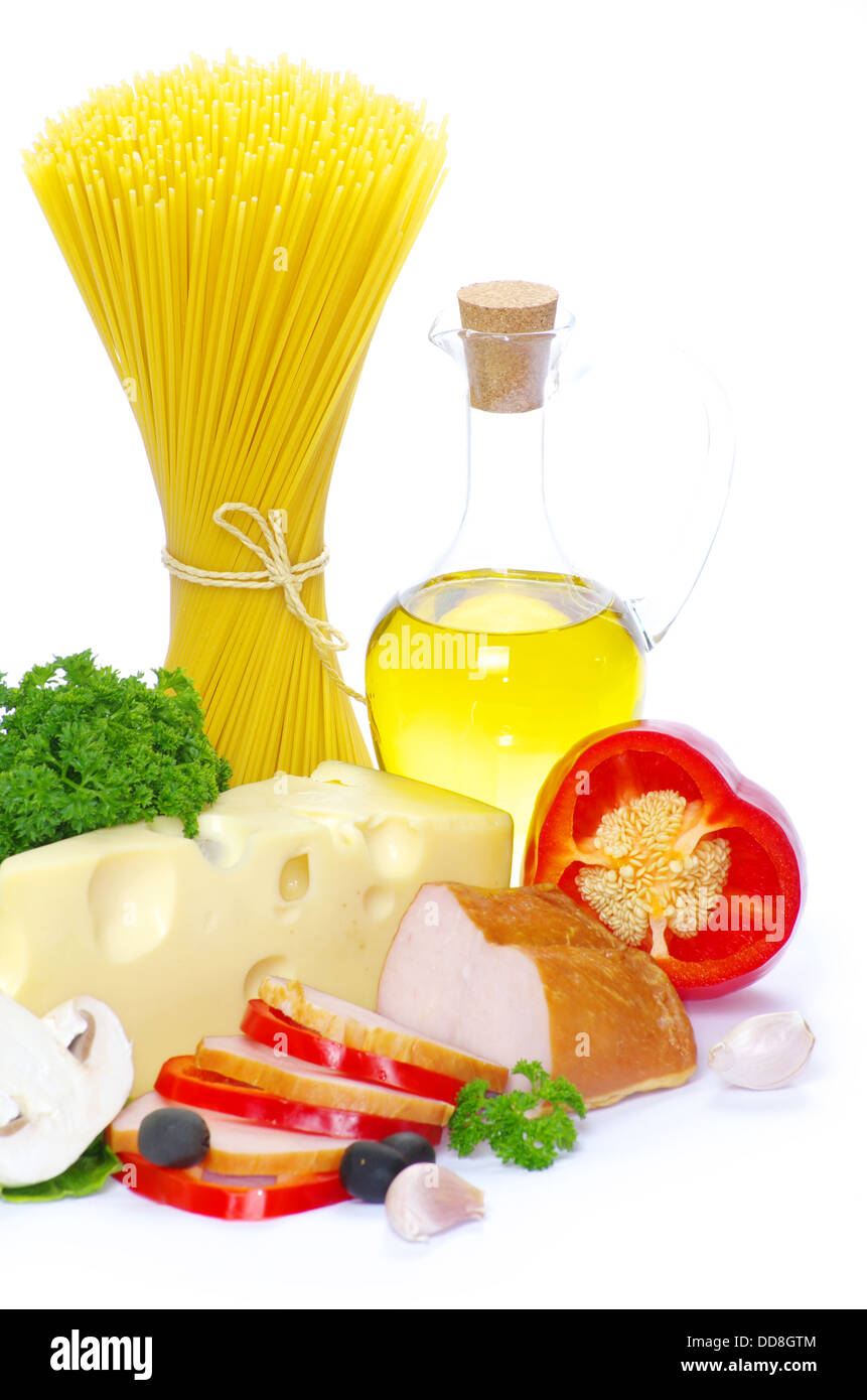 Healthy eating pasta Cut Out Stock Images & Pictures - Alamy