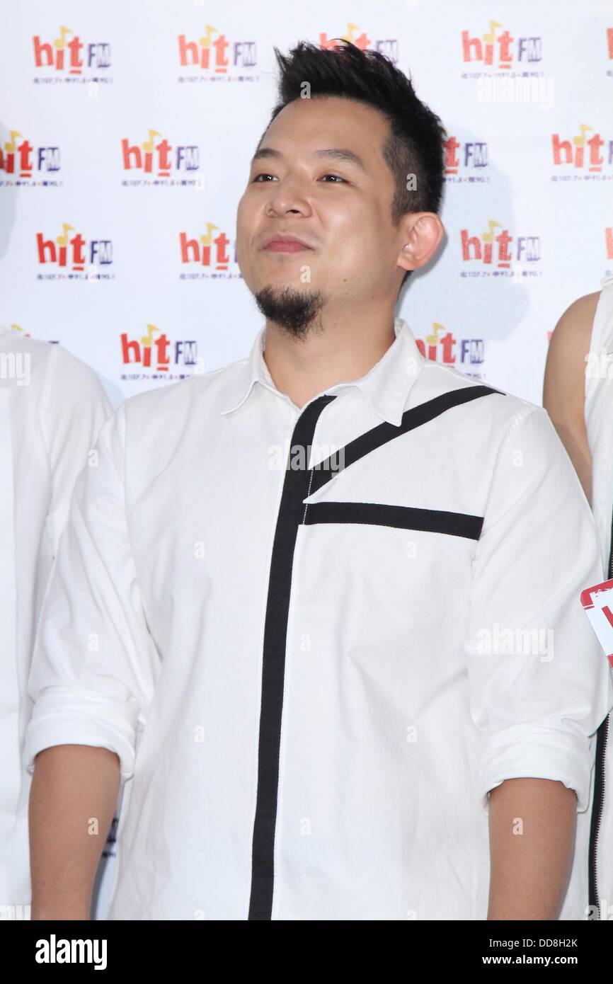 Taipei, China. 27th Aug, 2013. Taiwan pop group Sodagreen promote their ...