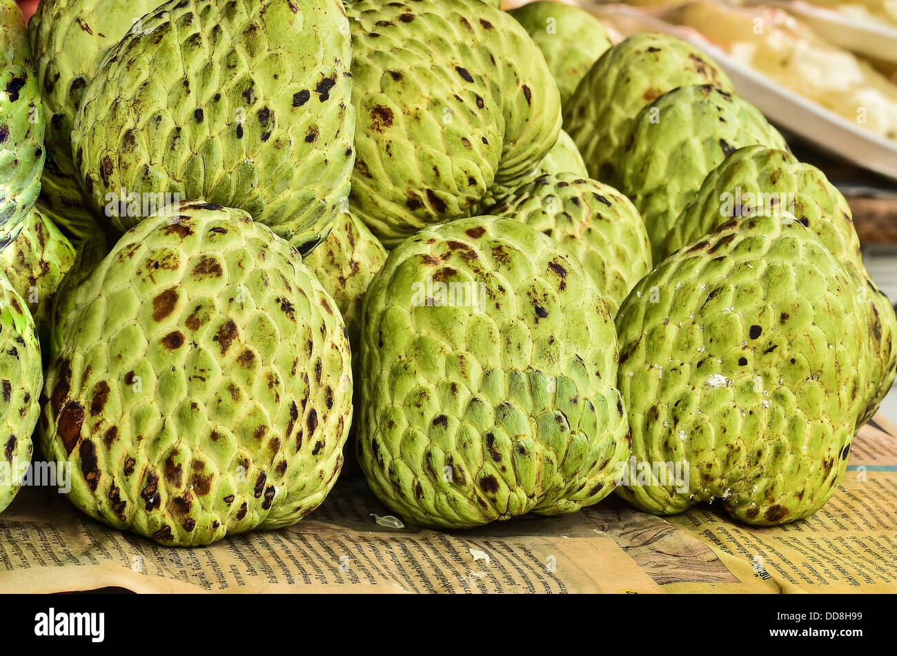 Ripe custard apple sugar hi-res stock photography and images - Alamy