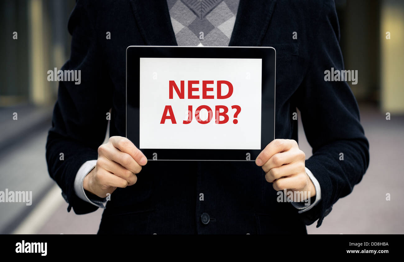 Need A Job Stock Photo - Alamy