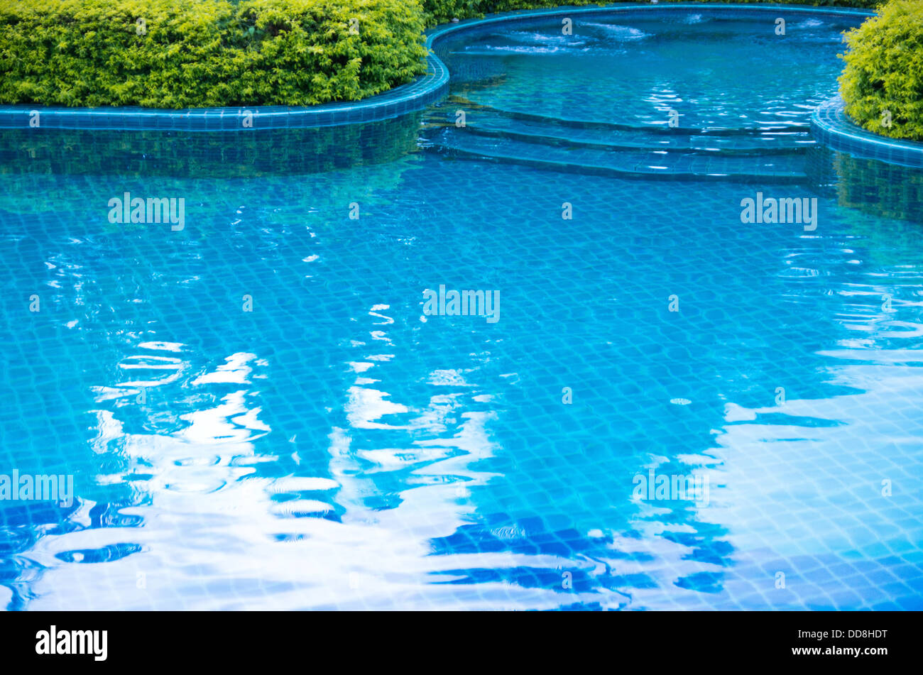 swimming pool in thailand Stock Photo - Alamy