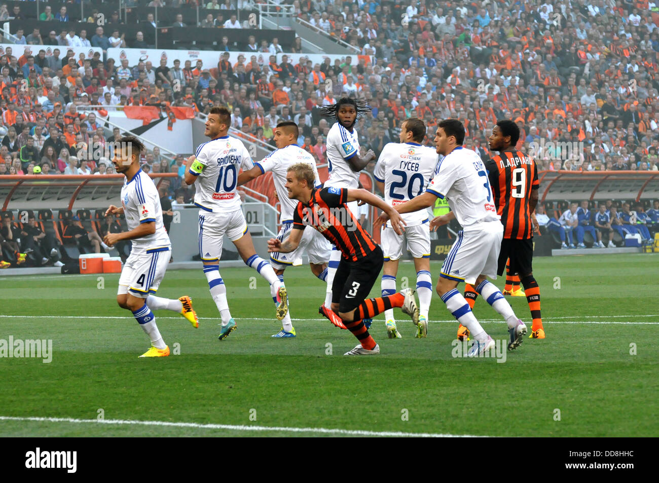 Players of two teams Stock Photo - Alamy