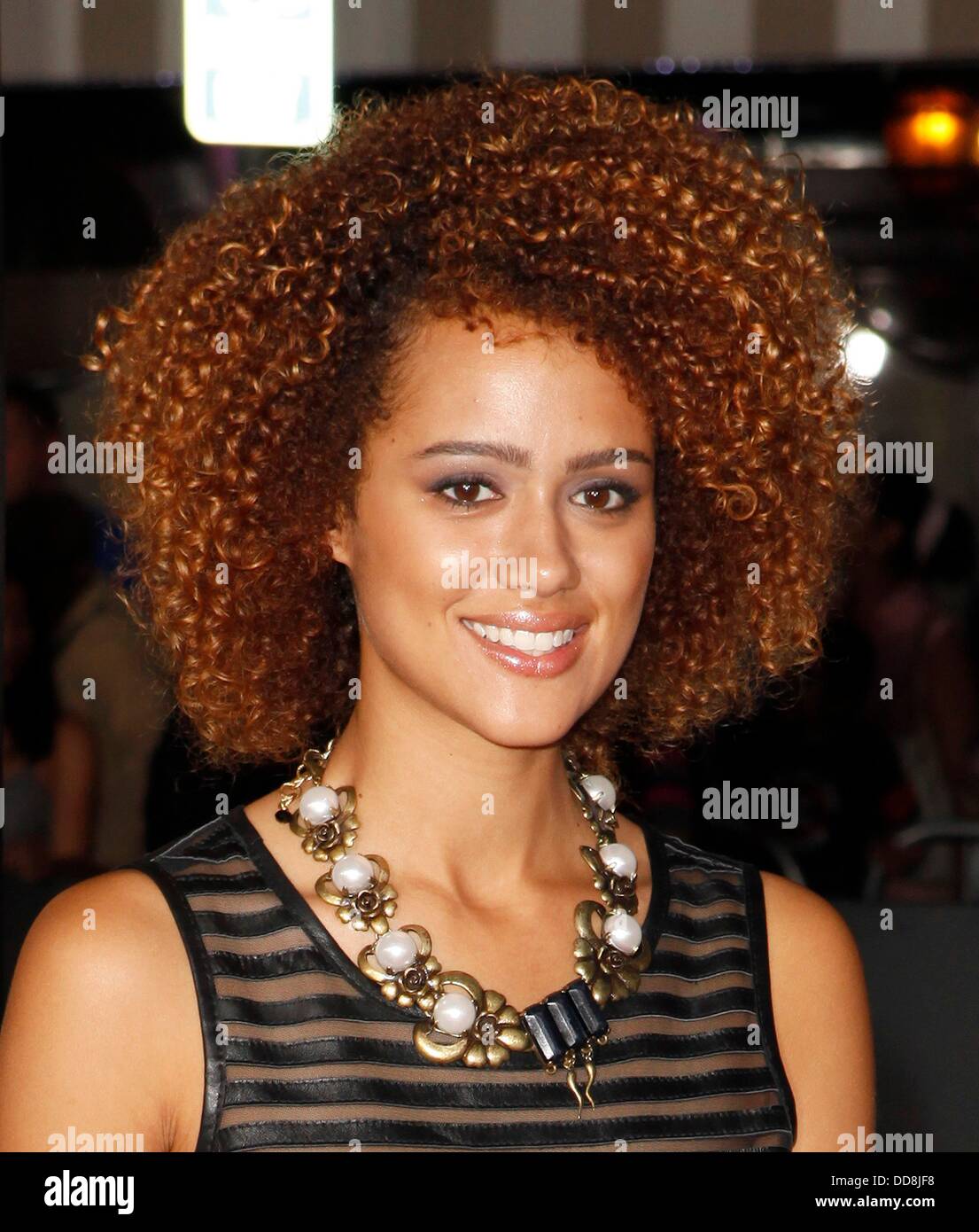 Los Angeles, CA. 28th Aug, 2013. Nathalie Emmanuel at arrivals for ...