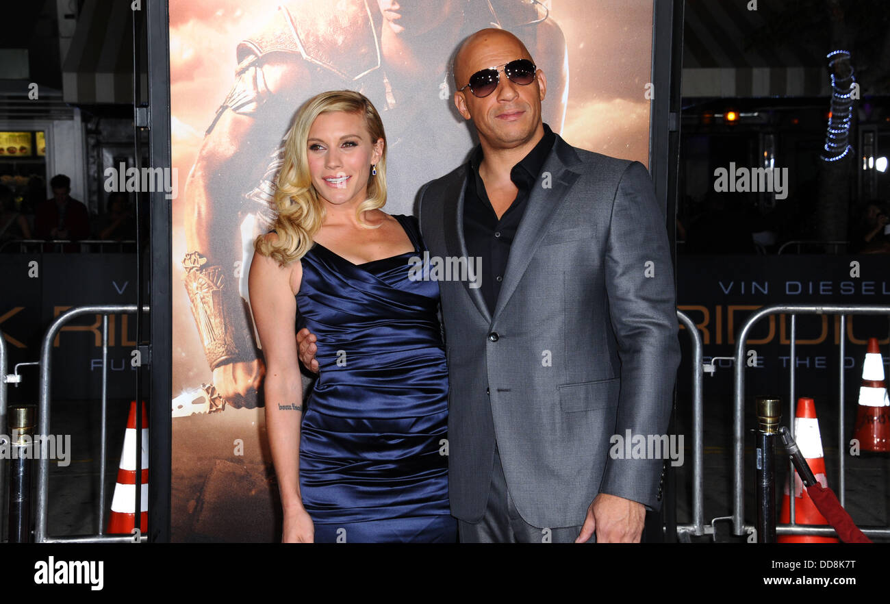 Vin diesel and katee sackhoff hi-res stock photography and images - Alamy