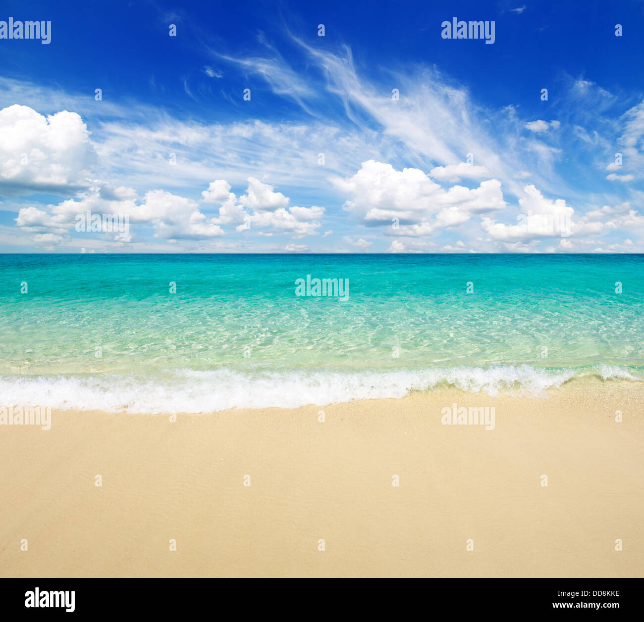 beach and tropical sea Stock Photo - Alamy