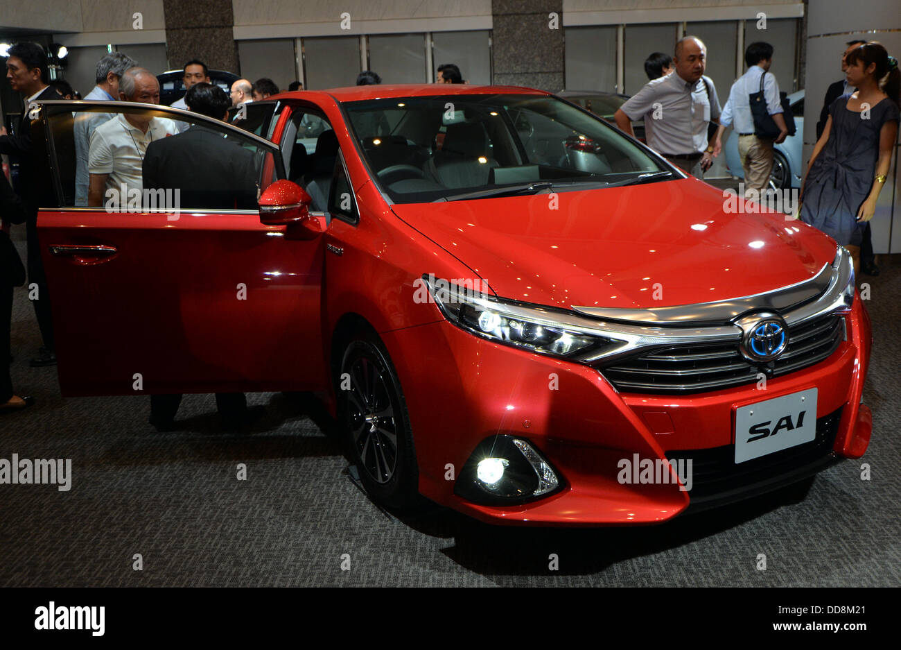 Tokyo, Japan. 29th Aug, 2013. Japan's Toyota Motor Corp. launches the ...