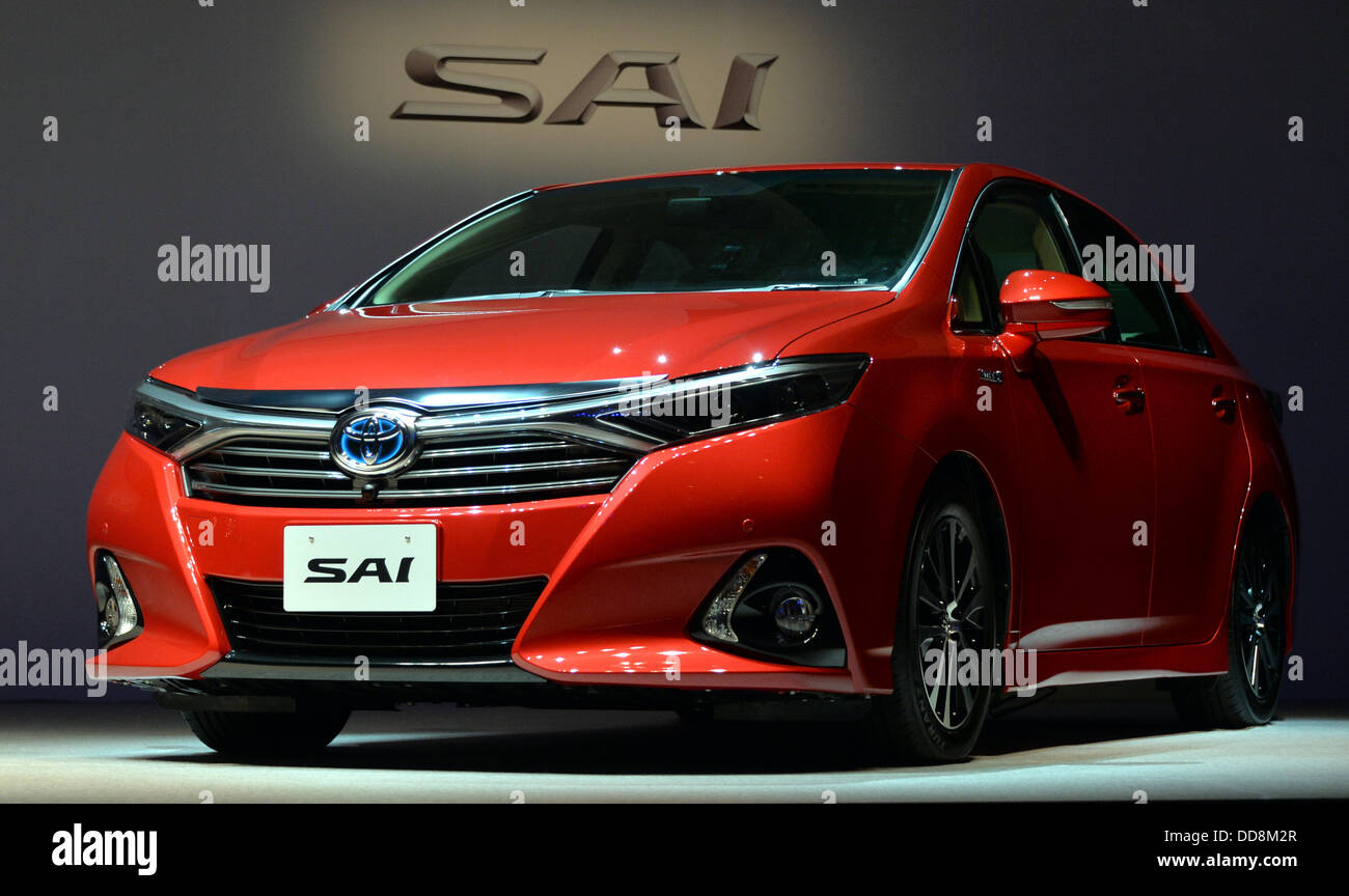 Tokyo, Japan. 29th Aug, 2013. Japan's Toyota Motor Corp. launches the ...