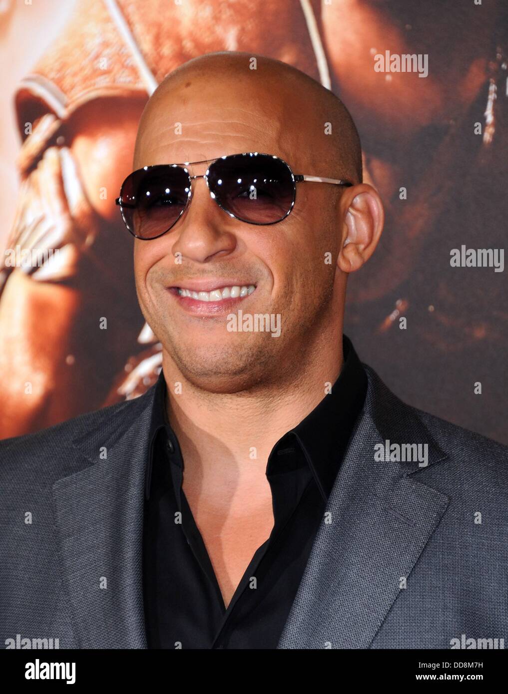 Los Angeles, CA. 28th Aug, 2013. Vin Diesel at arrivals for RIDDICK ...