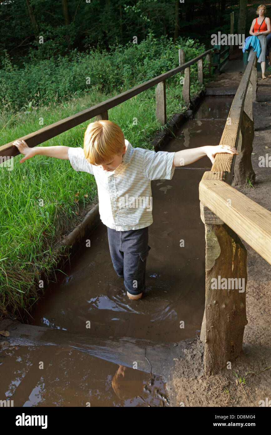 Barefoot Woman Walking Through Water High Resolution Stock Photography ...