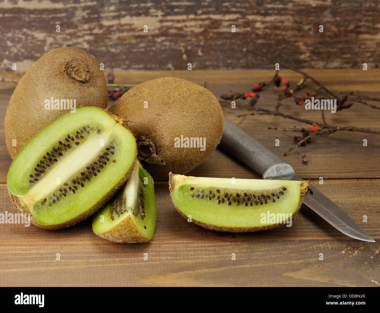 Kiwi Fruits Close Up Stock Photo - Alamy