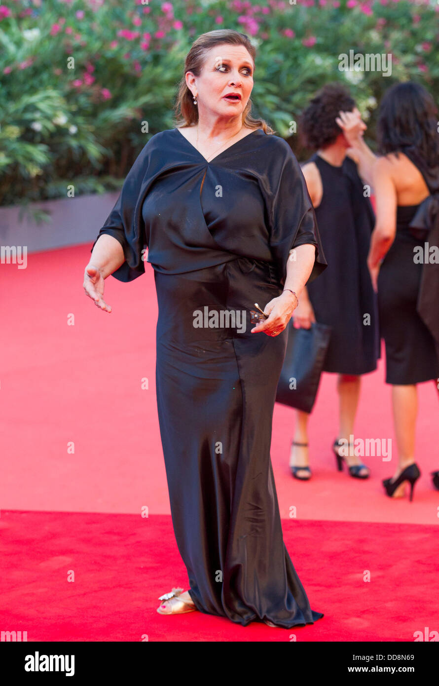 CARRIE FISHER GRAVITY PREMIERE 70TH VENICE FILM FESTIVAL LIDO VENICE ...