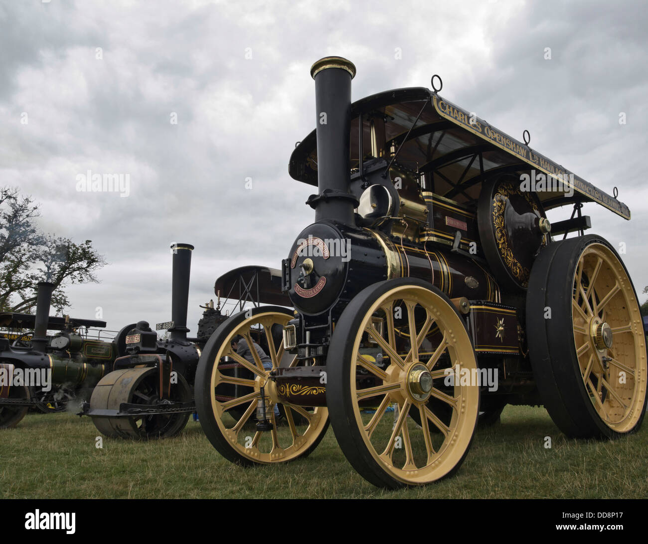 fowler steam traction engine at the astle park showground Stock Photo ...