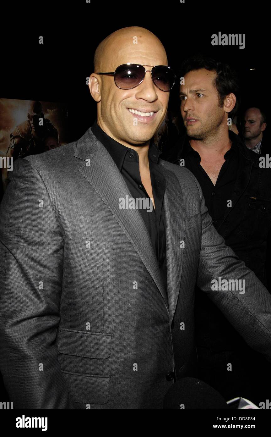 Los Angeles, CA. 28th Aug, 2013. Vin Diesel at arrivals for RIDDICK ...