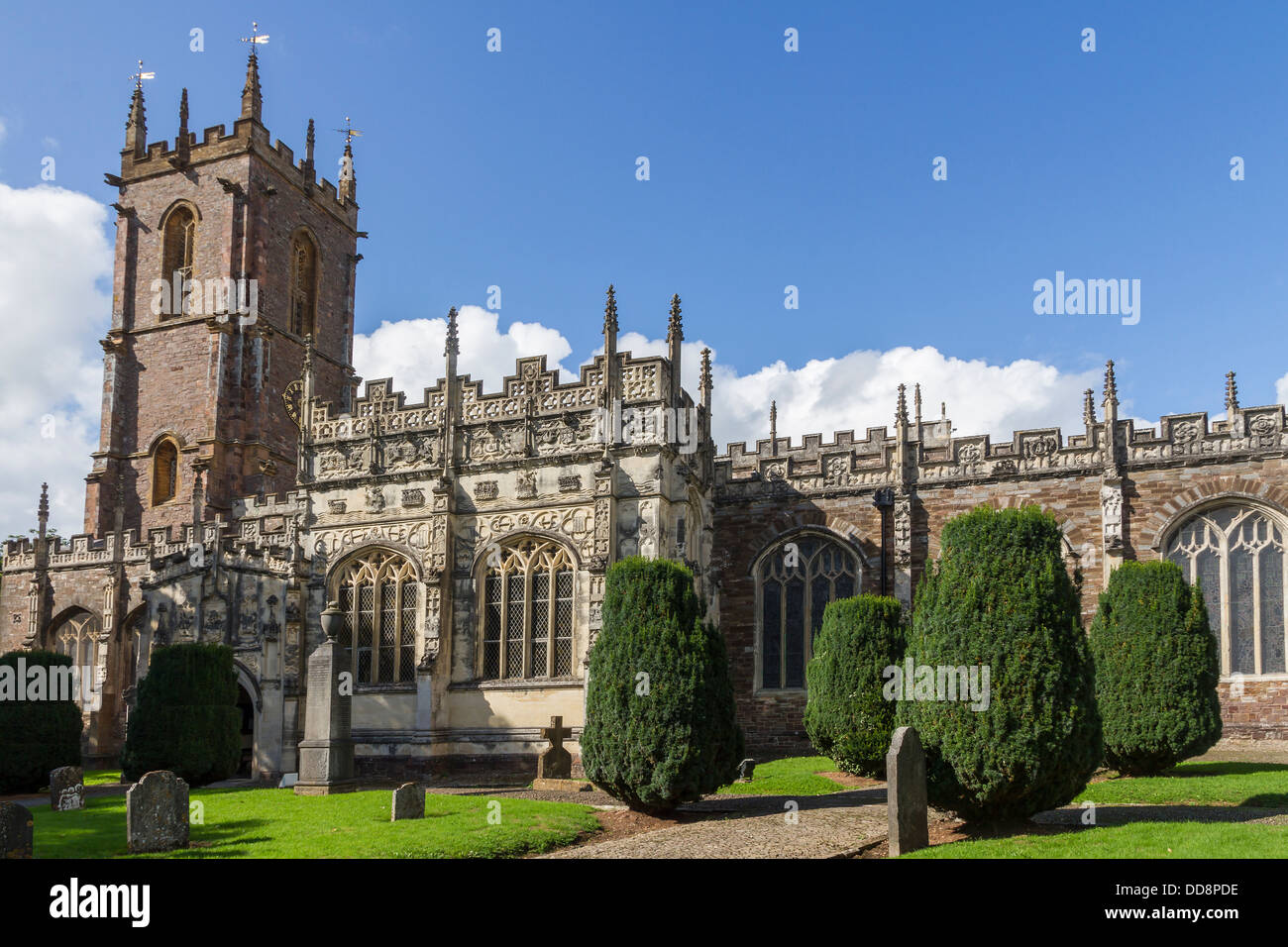 England Devon, Tiverton, St.Peter's church Stock Photo - Alamy