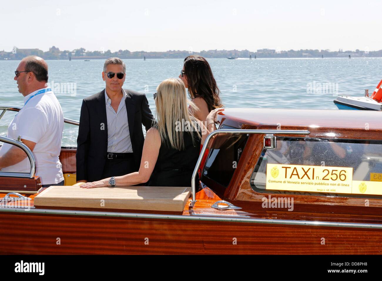 Venice, Italy. 28th Aug, 2013. GEORGE CLOONEY, SANDRA BULLOCK.on their ...
