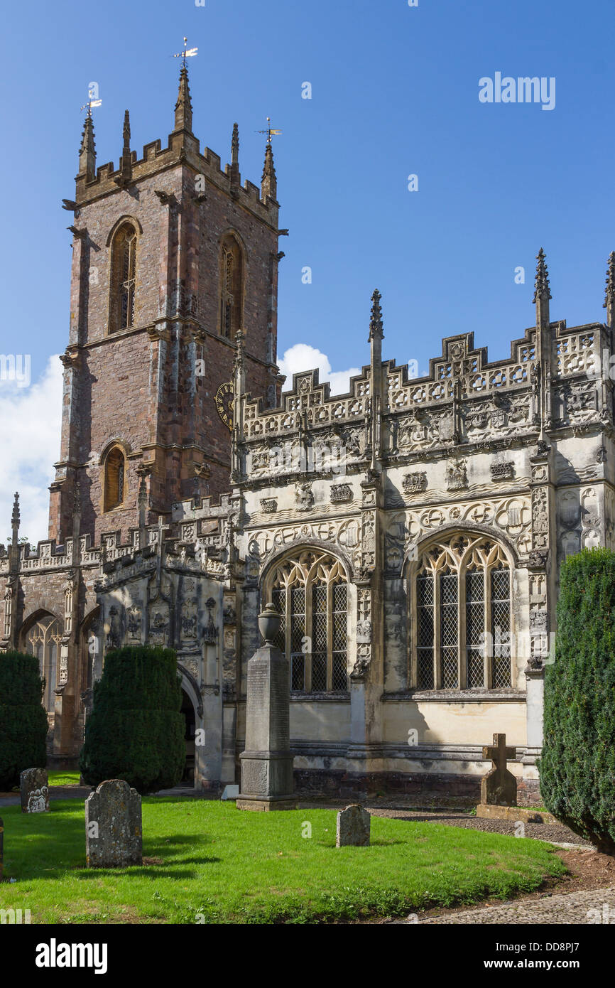 England Devon, Tiverton, St.Peter's church Stock Photo - Alamy