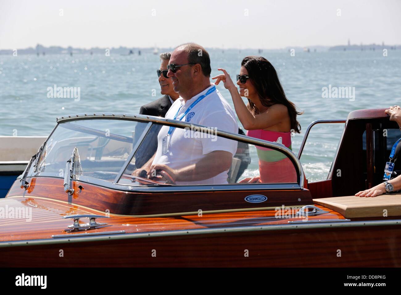 Venice, Italy. 28th Aug, 2013. GEORGE CLOONEY, SANDRA BULLOCK.on their ...