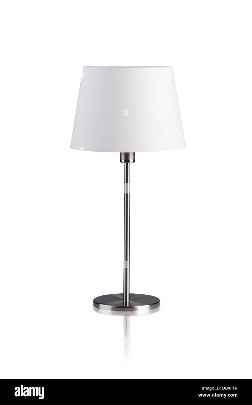 Table lamp isolated on white background Stock Photo - Alamy