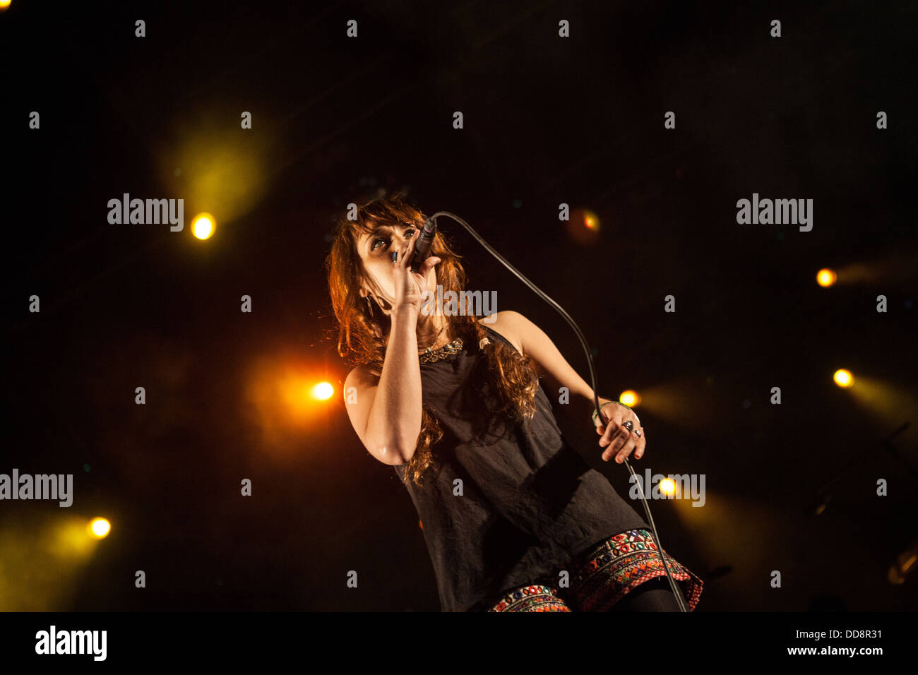 Zaz performs in Budapest Stock Photo - Alamy
