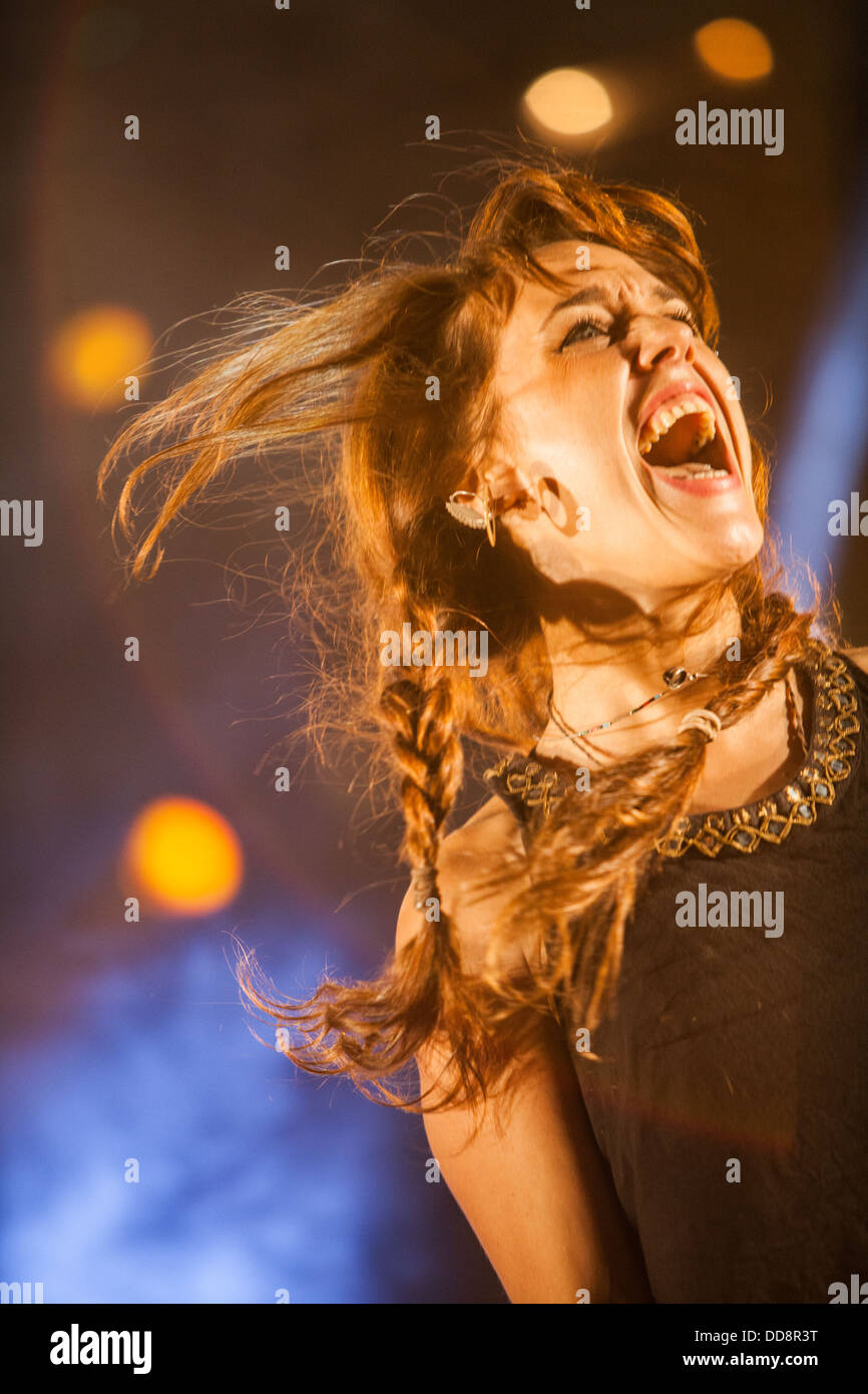 Zaz performs hi-res stock photography and images - Alamy