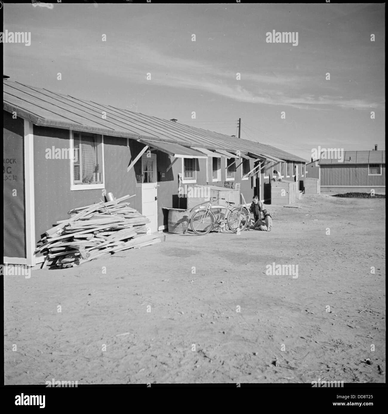 A typical barracks building at the Granada Relocation Center (Amache ...