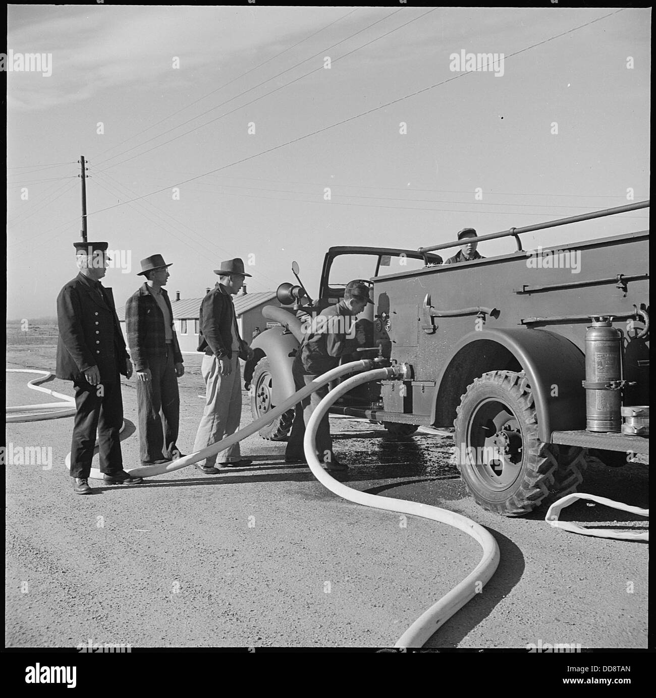 Fire direction center Black and White Stock Photos & Images - Alamy
