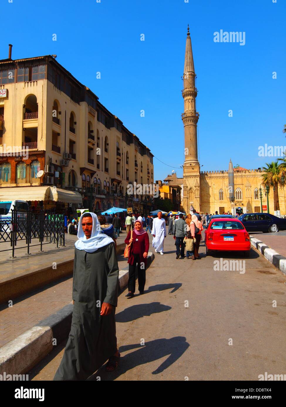 Egypt cairo el hussein mosque hi-res stock photography and images - Alamy