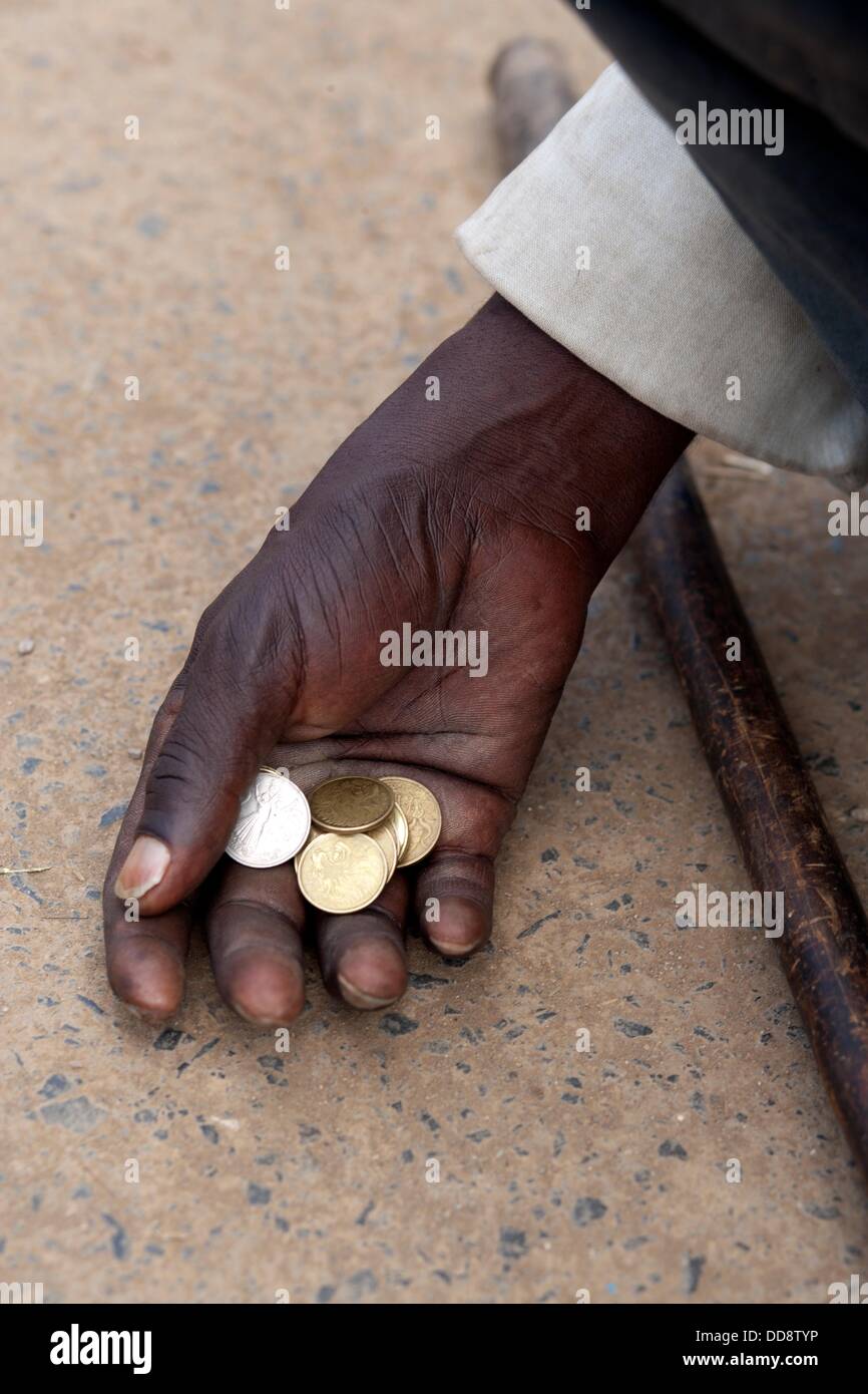 Beggar walking stick hi-res stock photography and images - Alamy