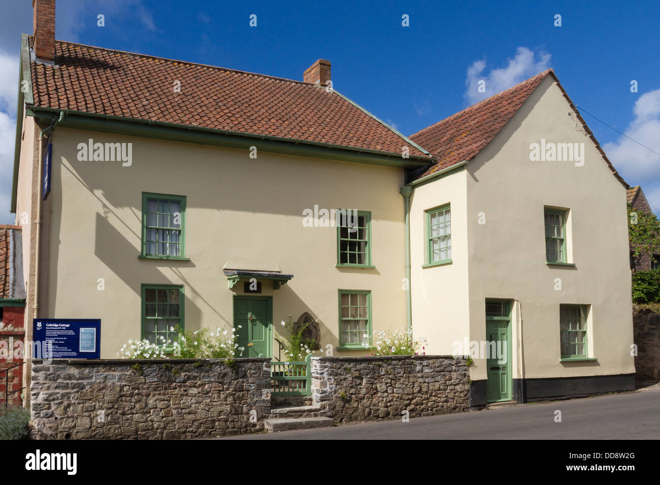 England Somerset, Nether Stowey, Coleridge cottage Stock Photo - Alamy