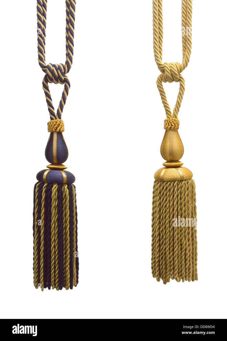 Luxury tassels for beautiful curtain Stock Photo - Alamy