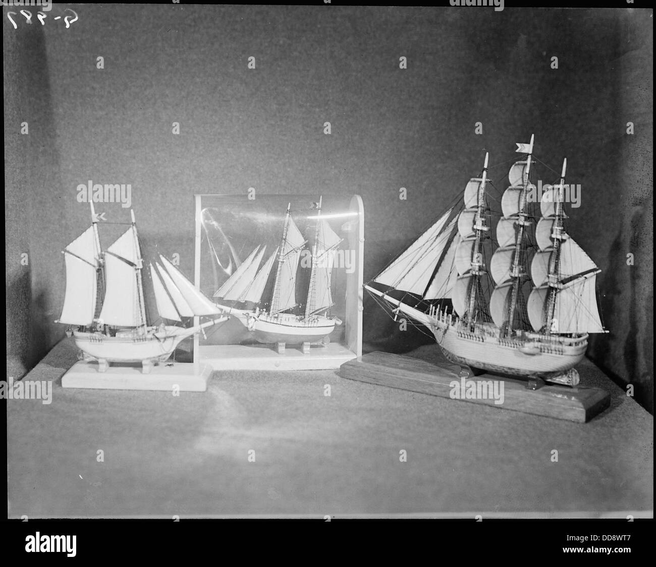 Ship models were created by Issei patients at the Granada Relocation ...