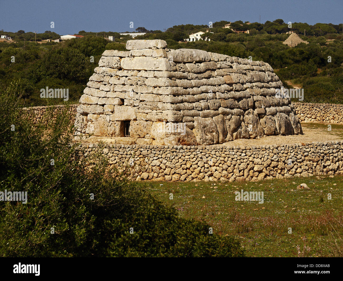 Naveta des tudons prehistoric monument hi-res stock photography and ...
